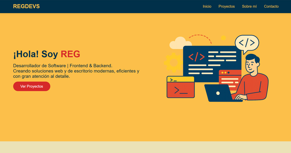 REG | Desarrollador de Software (Web & Desktop)